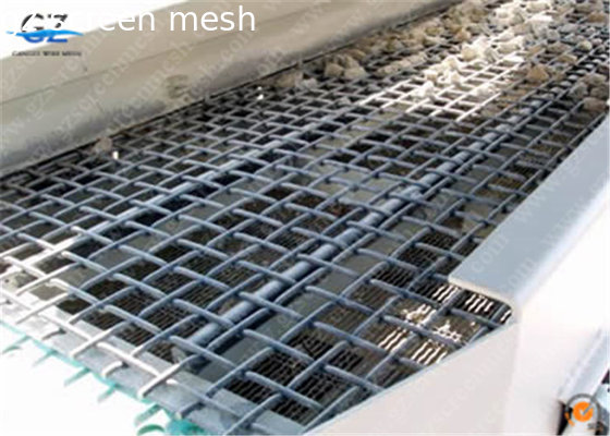 red paint heavy duty wire mesh screen with size of 2000x3000mm for Saudi Arabia high quality 65 Mn lower price supplier