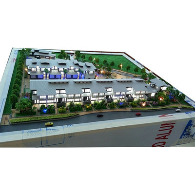 3d Building house scale models for property marketing with led light