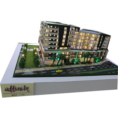Architectural Design Model featuring Double-hung Windows for 3-floor Structures