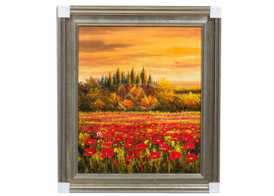 Beautiful flowers oil painting Home Decoration , Modern Landscape Oil Painting