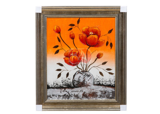 Fully stocked craft modern art canvas flower oil painting 5d diy diamond painting