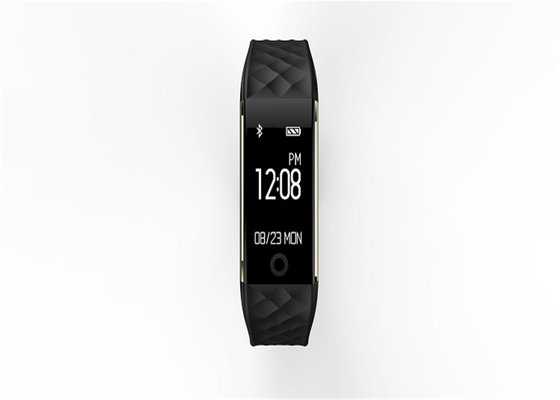 smart bracelet CPU BT V4.0 BLE and 0.96 inch screen with 90ma Lithium-ion polymer rechargeable battery supplier