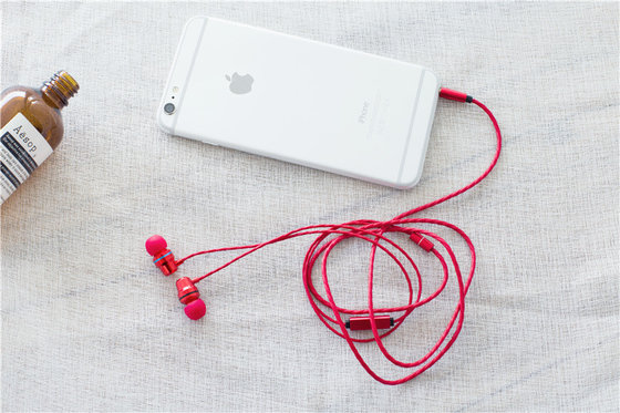 2018 new cell phone accessories wired earphone Voice principle moving coil  6u speaker  with 3.5mm plug and long line supplier