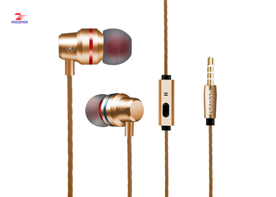 HZD1811E  small ear buds with mircophone volume control  answer calling and ring off earphone with 6 u Speaker Φ10mm supplier