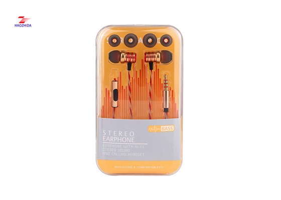 Impedance 16Ω with Metal Mircophone TPE Material HZD1811E and ring off  playing  stop and  volume control earphone supplier