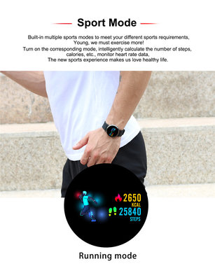 Haozhida Digital Tech HZD1807W Watch Blood Oxygen Blood Pressure Test Watch supplier