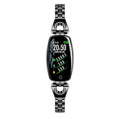 0.96 color screen H8 smart bracelet with heart rate blood pressure H8 wristband with call reminder weather forecast for supplier