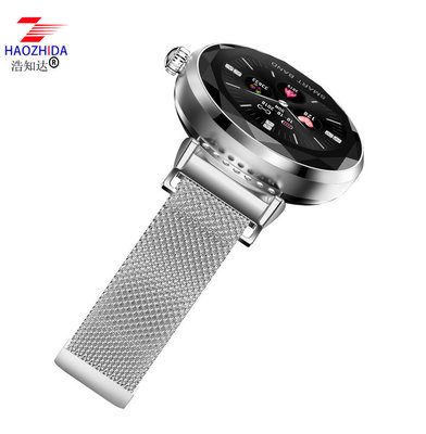 fashion round touch screen microwear h2 magnetic smart bracelet watch women ladies waterproof ip67 smartwatch h2 for gir supplier