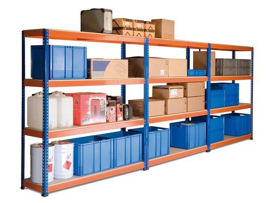 Warehouse Storage Used Angle Boltless Shelves Light Duty Steel Rack
