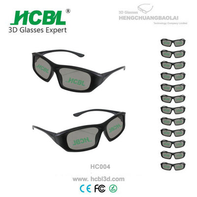 Fashionable Linear Polarized 3D Glasses 45/135 , 0/90 Degree 3D Viewer