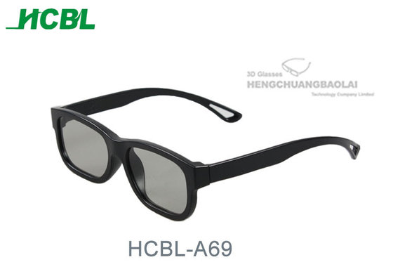 IMAX special frame custom 3d movies glasses , cinema 3d glasses with hollow
