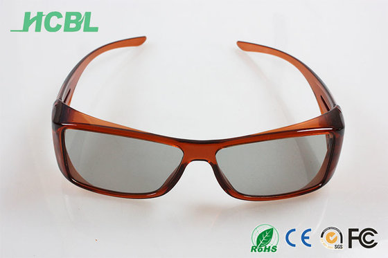 OEM / ODM Cinema 3d movie glasses , 45/135 Polarized 3D Eyewear A91