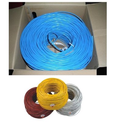 20% Elongation Transmission Shift Cable , Utp Cat6 Cable OFC Conductor Material