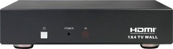 1 By 4 HDMI Signal Splitter TV Wall Support CVBS USB Play Input Sources