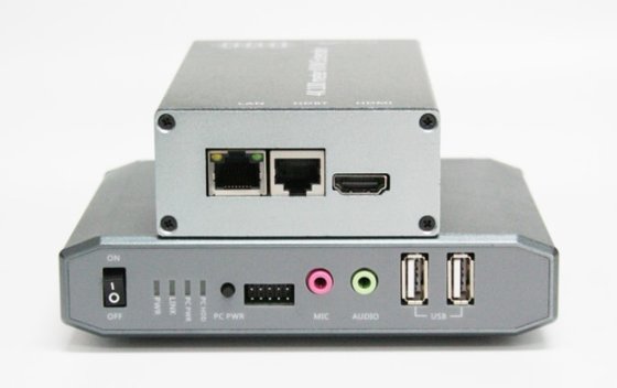 100m HDBaseT USB KVM Extender Support USB Keyboard / Mouse , Single Cat7 Cable