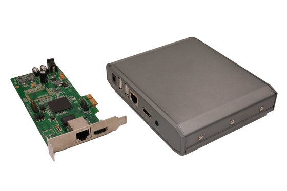 Kvm Uncompressed HDMI USB Extender For 100meters Computer Managment Remote Control