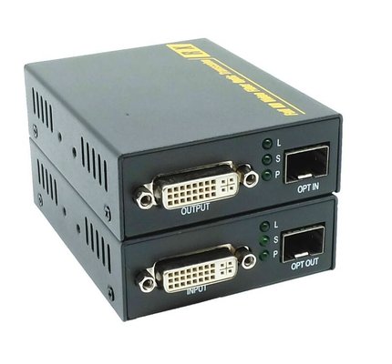 High Speed DVI Fiber Extender With Female DVI Type A Video Connector , 225 MHz