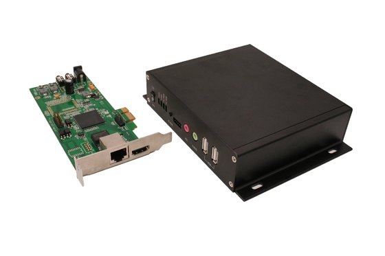 CE ROHS FCC HDBaseT HDMI Extender to 330 Feet with POE & LAN & PCIE Card