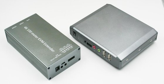 USB KVM extender HDBaseT 100m supporting 4K resolution hdbaset transmitter receiver