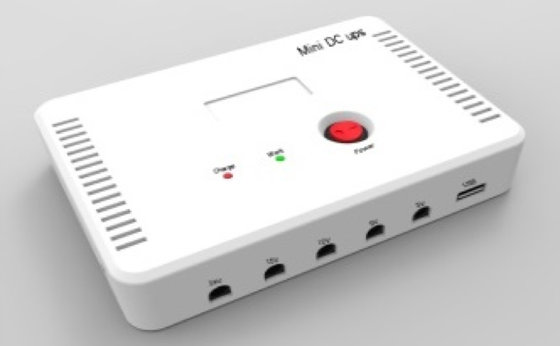 12V DC 24W Portable Ups Power Supply , Uninterruptible Power Supply Battery Backup For CCTV Router