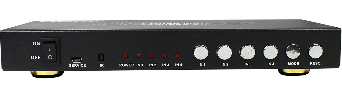 HDMI 4X1 Quad Multiviewer HDMI Switch Box , HDMI Seamless Switcher For Home Use