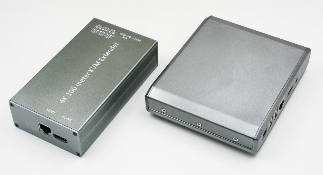 Remote Computer Boot USB KVM Extender , HDBaset HDMI Black Box Kvm Extender For Industrial Control