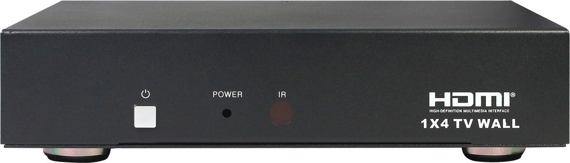 1 By 4 HDMI Signal Splitter TV Wall Support CVBS USB Play Input Sources