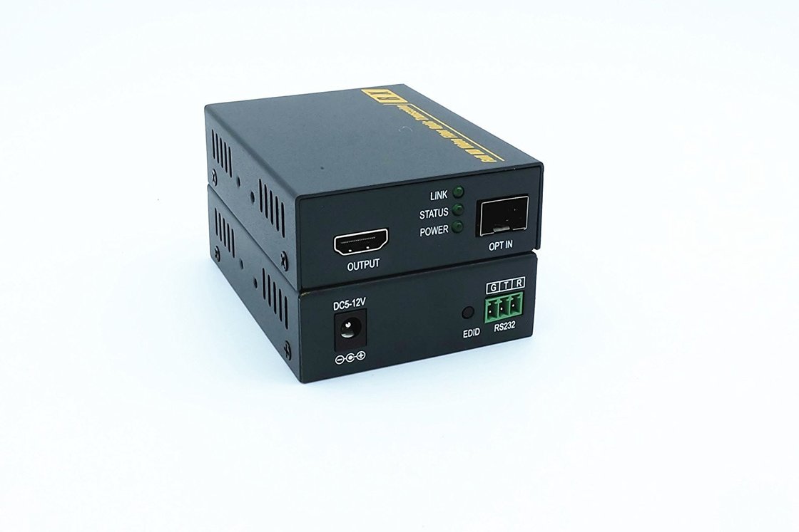300 MHz Hdmi Over Fiber Optic Extender Up To 1KM At 4k , Box Type Transmitter