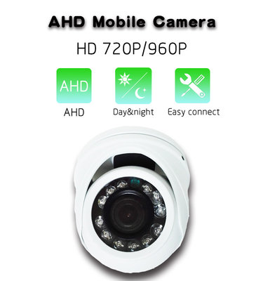 H.264 IP 69 IR Night Vision HD Vehicle Camera Inside Car , white and metal