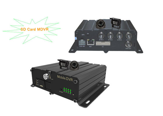 Remote PTZ Control SD Mobile DVR , Main Stream Local Storage Mobile DVR Recorder