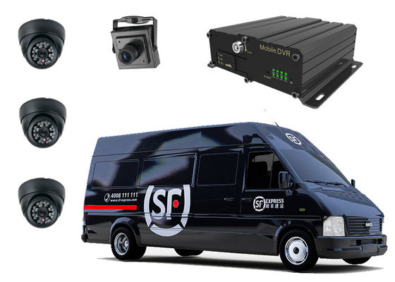Dual Stream AHD Mobile DVR With Remote Control / Online Monitoring Fleet Management