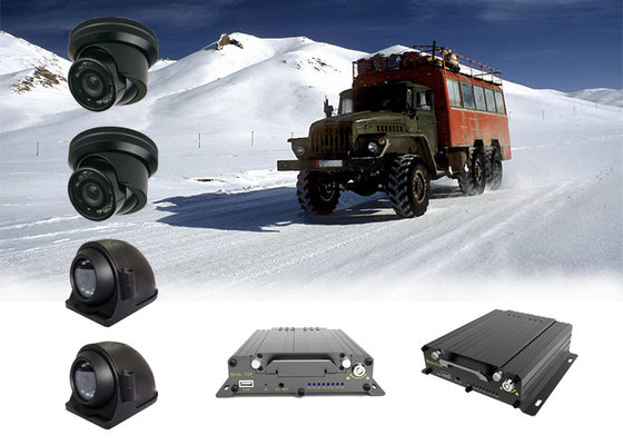 2 Channel Bus Mobile DVR 25fps 30fps 4ch 1080P Vehicle Digital Recorder CFTV System