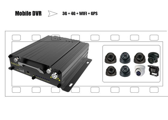 Network 3G Mobile DVR CCTV Camera System With 1080P AHD GPS Tracking