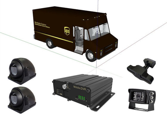 4 Channel HD MDVR  For Realtime Remote Monitor ,  Mobile DVR Recorder