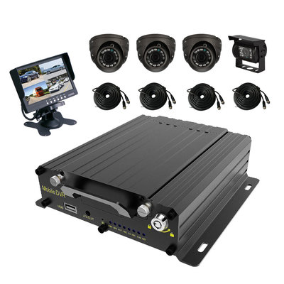 Full HD Mobile DVR With Wifi G - Sensor GPS , 4 Channels H 264 Mobile DVR