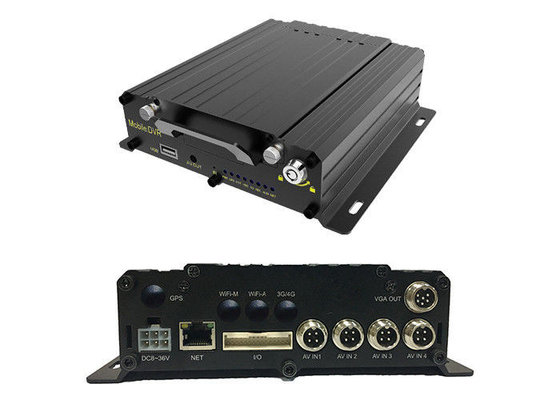 4 Channel HD Mobile DVR 1080p 4G GPS Support 1 Large Capacity HDD & SD Card