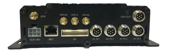 HDD SD card mixed 8 Channel Mobile DVR Recorder With H.264 High Profile Compression GPS 3G G-sensor