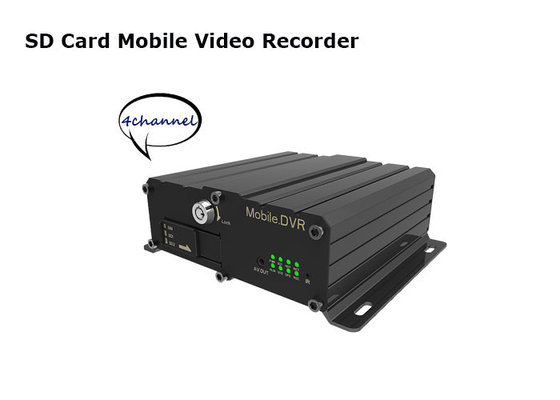 H.264 Compression HD dual SD Card Mobile DVR Support Real - time Playback 8-36V voltage