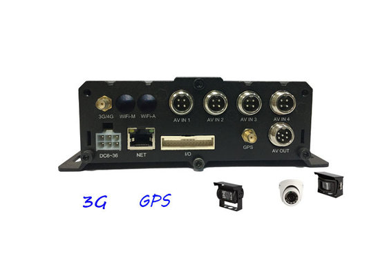 8 Channel 1080P Mobile Car GPS Tracking System WIFI With H 264 Digital Video Recorder 