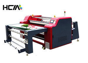 Large Format Roller Heat Transfer Machine For Fabric High Technology
