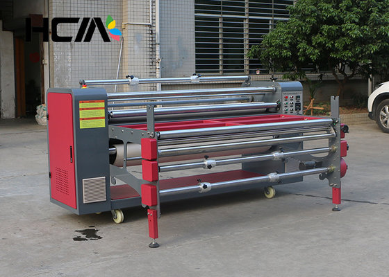 Fabric Roll To Roll Heat Transfer Printing Machine Automatic With Oil Drum