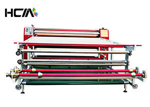 1.9m Width 420mm Rotary Heat Transfer Machine Calender Oil Heating Style