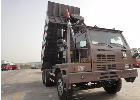 Caminhão basculante de 70 toneladas de 10 rodas, caminhão basculante 14,00 - da mineração de 371HP HOWO pneu 25