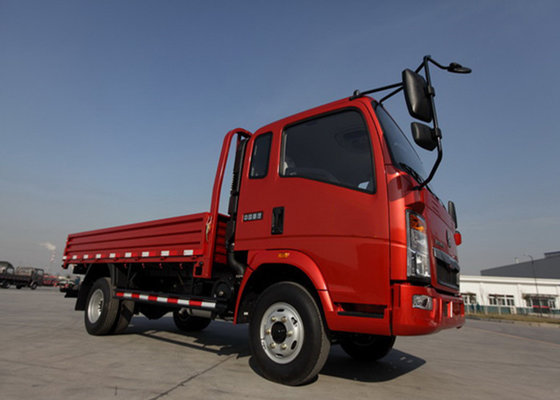 5 - O caminhão dobro de 7 toneladas de Dropside dos eixos, o dever claro sino HOWO transporta o motor 110HP