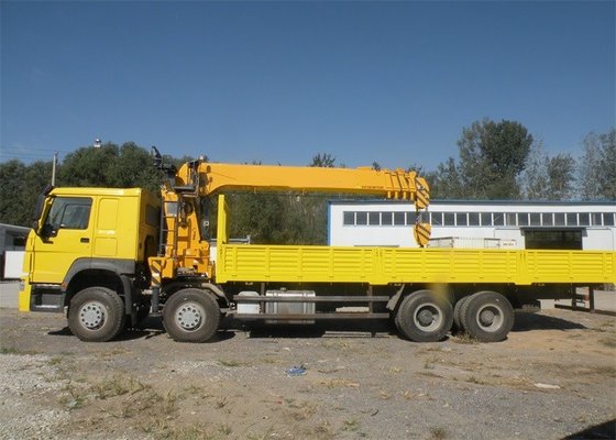o caminhão 371HP montou o guindaste para o momento de levantamento máximo da cabine 20T da construção HW76