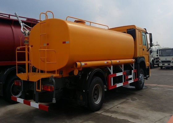 Caminhão do sistema de extinção de incêndios da água do táxi HW76, caminhão do portador de água do tanque 400L com o motor 290HP
