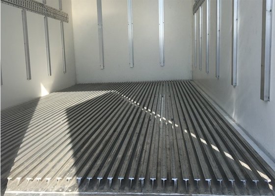 tipo de aço inoxidável aberto sem redução refrigerado 4x2 das dobradiças da porta traseira do caminhão da caixa