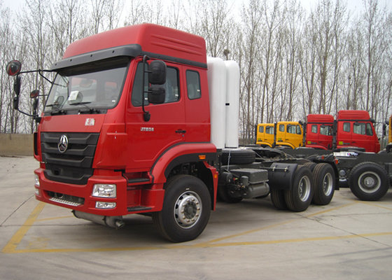 Semi motor pesado de 50 toneladas do caminhão, caminhões da cabeça do trator do eixo 6X4 de CNG 371HP 3