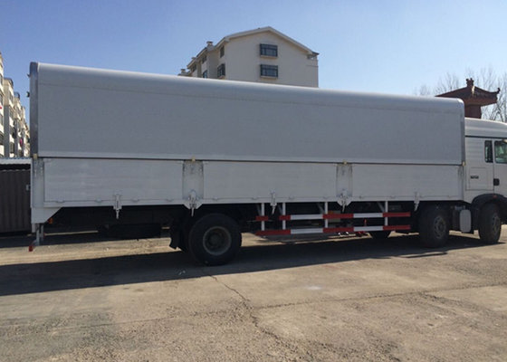 Euro pesado dos caminhões do anúncio publicitário 6x4 2 logísticas abertas de Asa Van Caminhão Para