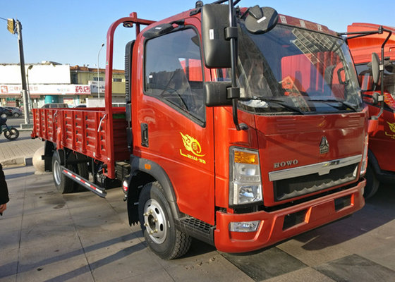 6 medidores de anúncio publicitário claro de 7 toneladas do dever transportam Sinotruk HOWO para o transporte geral